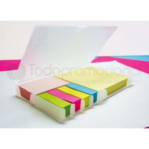 Caja con post-it escritorio oficina promocionales | AO-110 ...